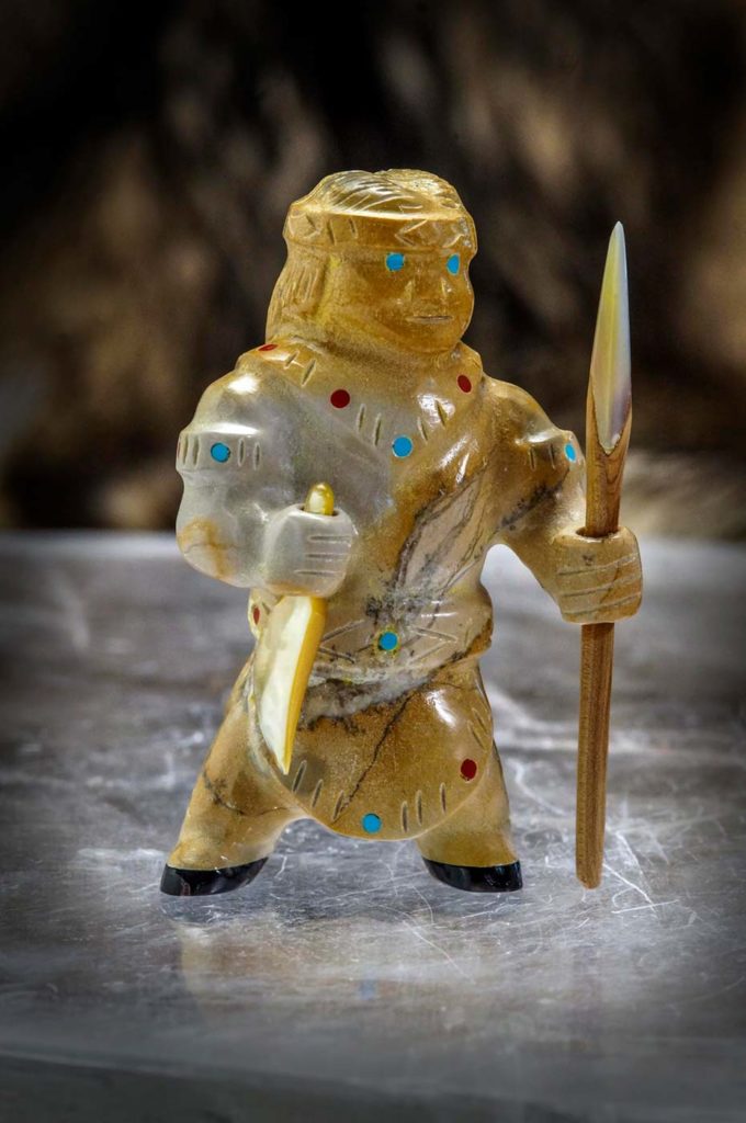 ZUNI FETISH: WARRIOR - THE NAMBE TRADING POST AND THE MUSEUM OF WESTERN ...