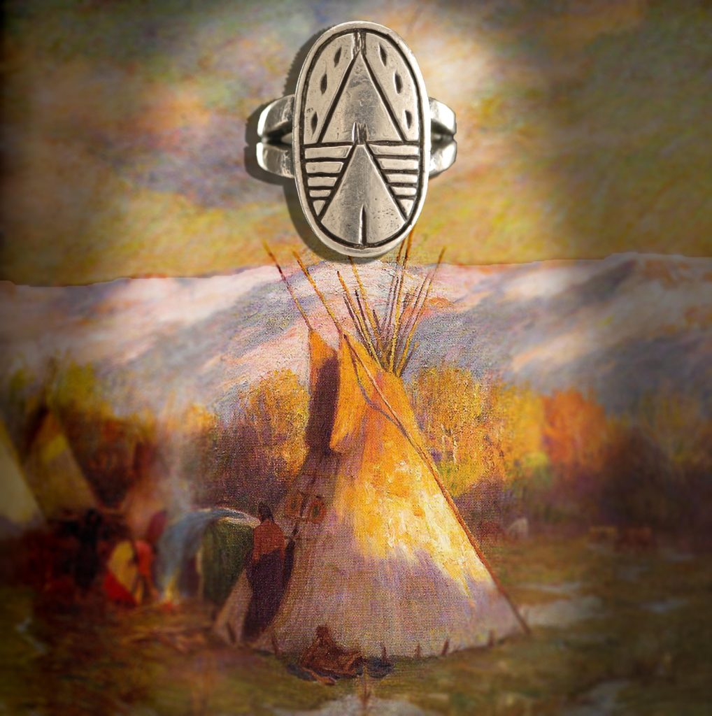 Comanche Two Tipi Ring - THE NAMBE TRADING POST AND THE MUSEUM OF ...