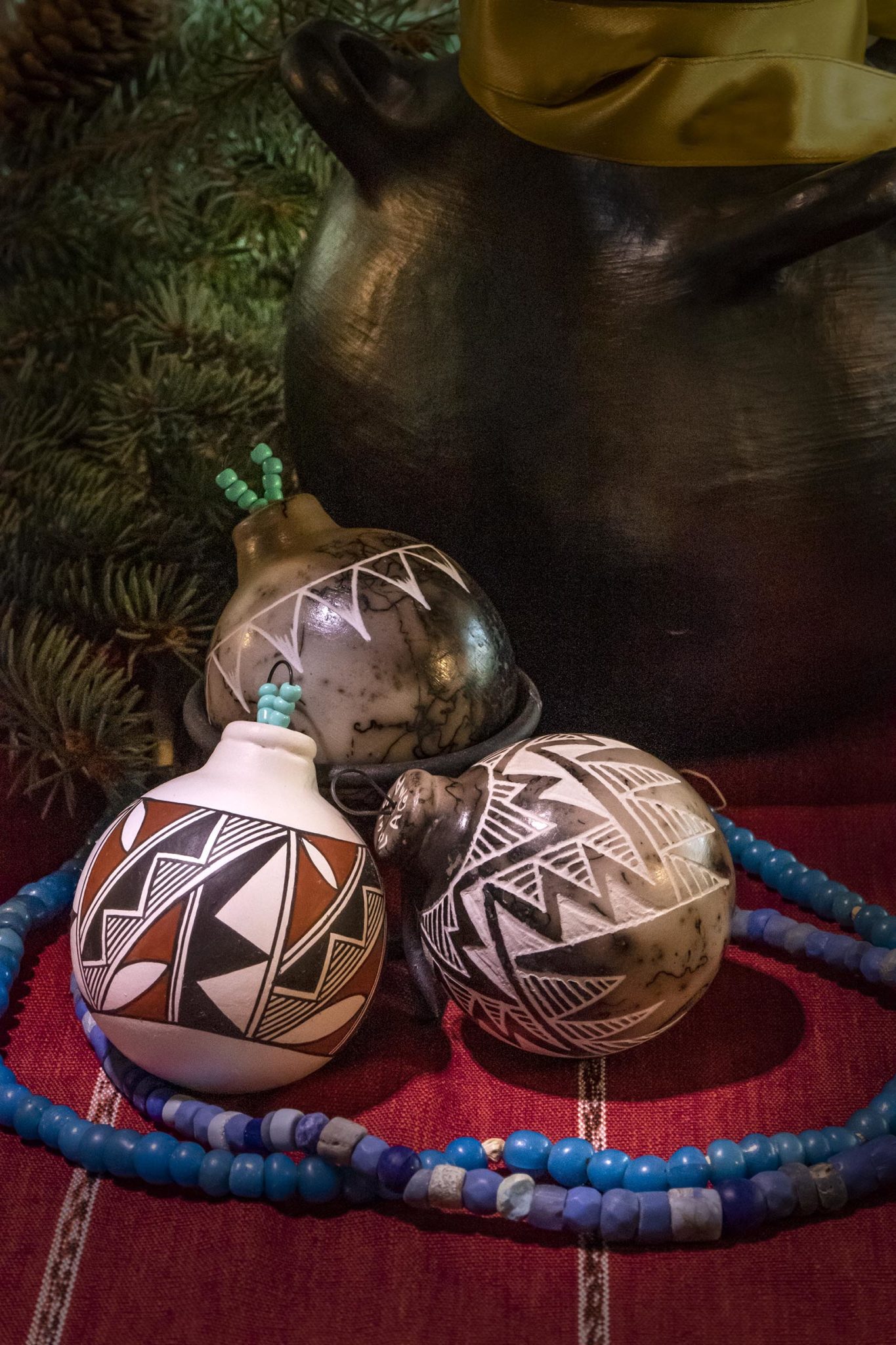 Acoma Pueblo Pottery Christmas Ornaments - THE NAMBE TRADING POST AND ...